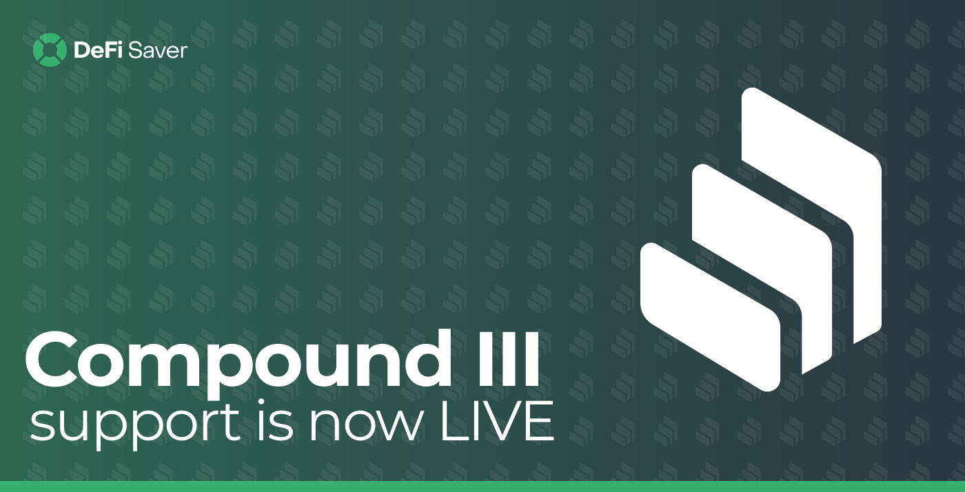 Compound V3 support is now live on DeFi Saver